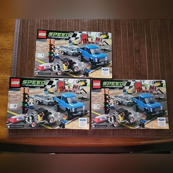 Lego | Toys | Lego Instruction Booklets Set Of 3 | Poshmark
